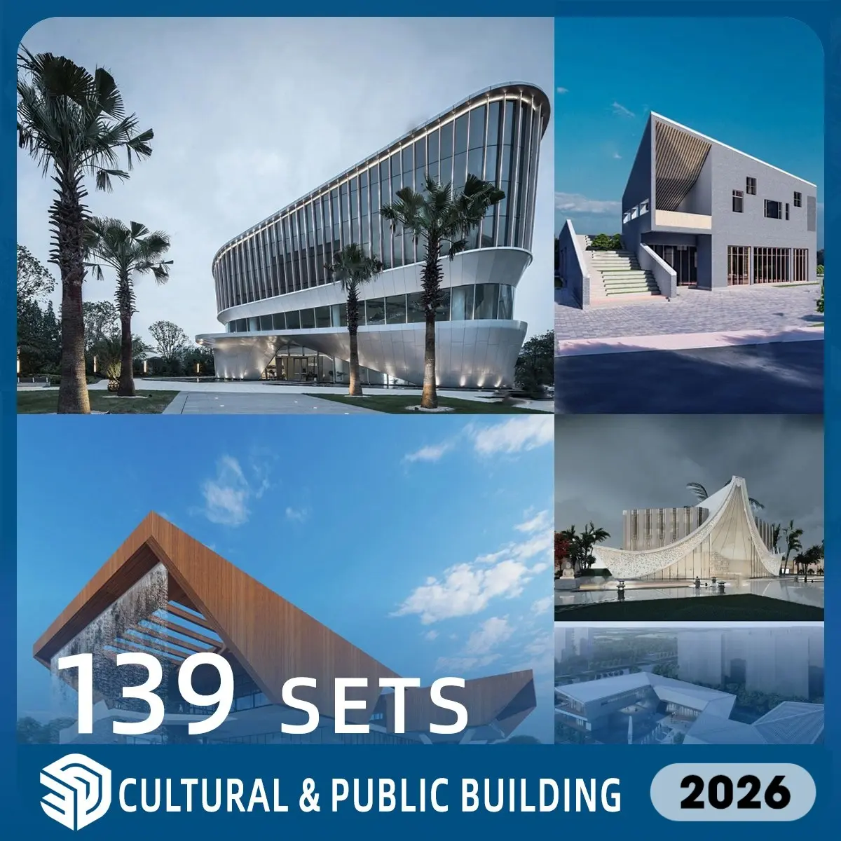 Museums, Libraries skp & Galleries SketchUp SKP Download - 139 Sets ...