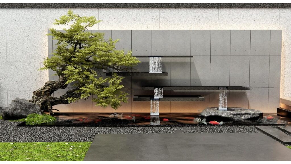 Water Walls & Fountains SKP SketchUp Models Download - 45 Sets|IDSU3008 ...