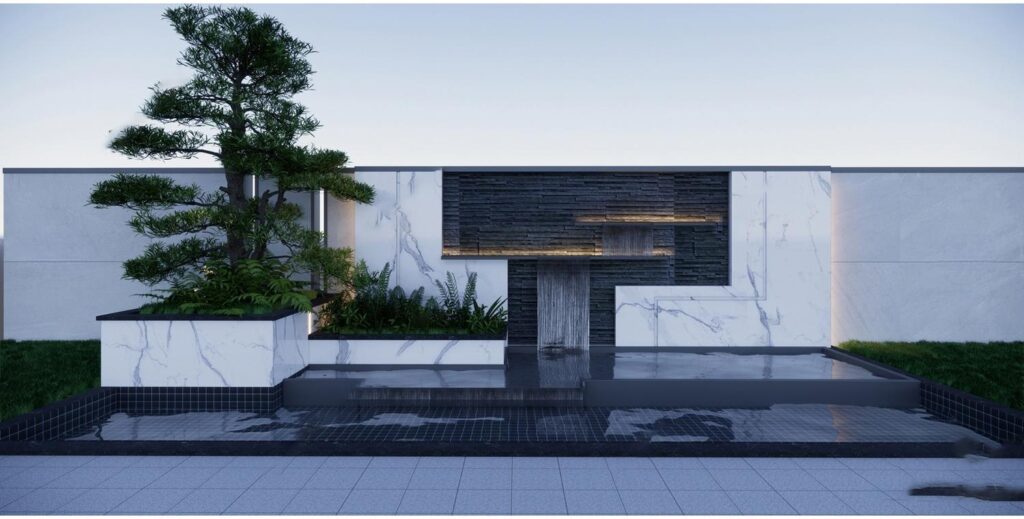 Water Walls & Fountains SKP SketchUp Models Download - 45 Sets|IDSU3008 ...